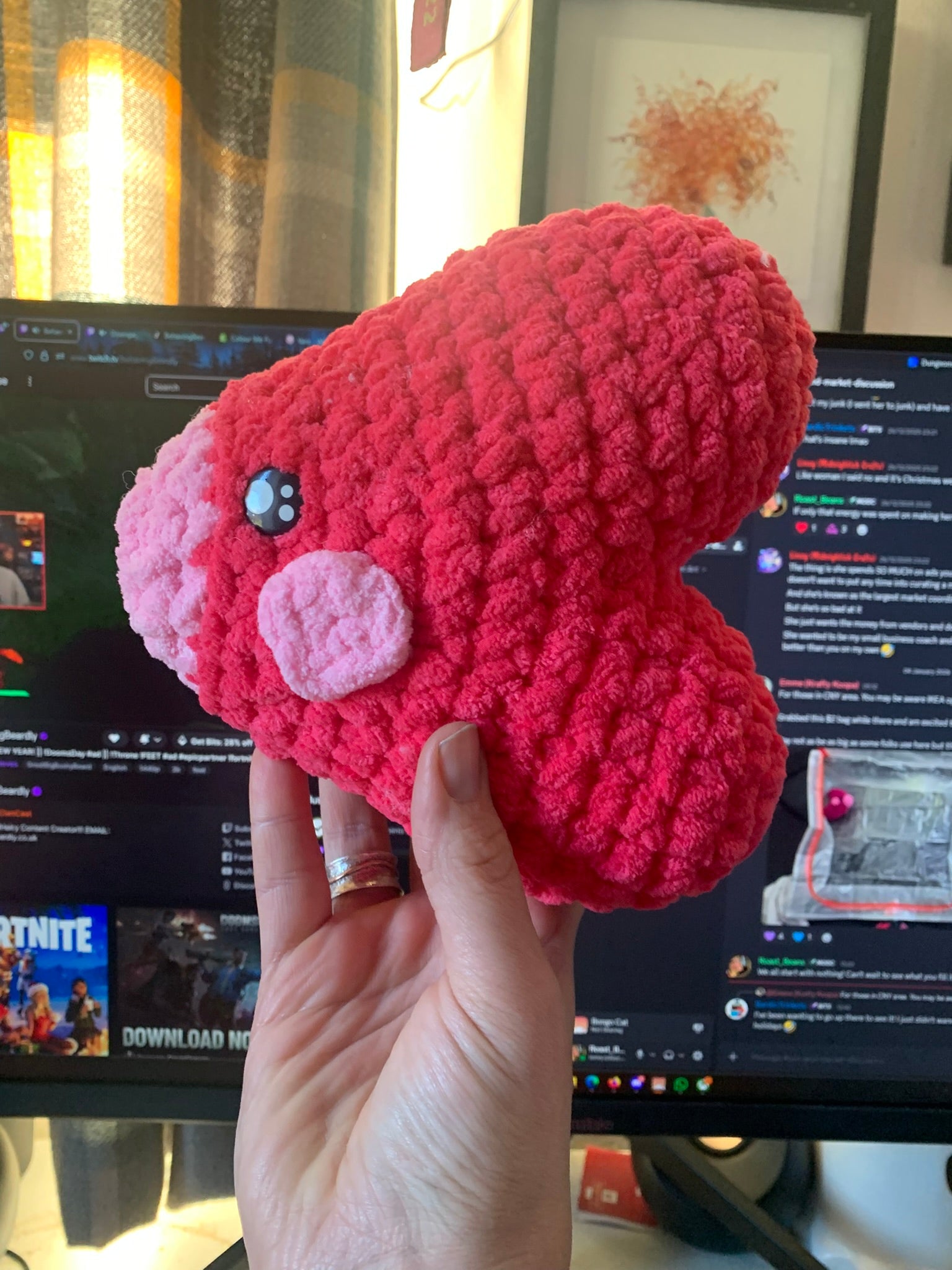 Pokemon - Luvdisc - Crochet Plush – Colour Me Fun