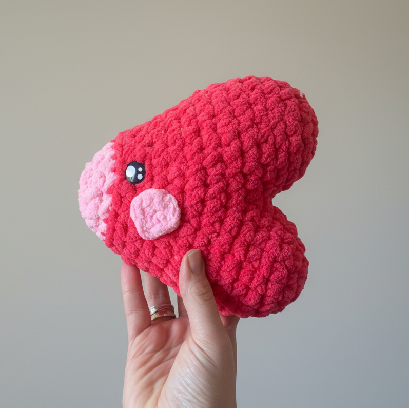 Pokemon - Luvdisc - Crochet Plush – Colour Me Fun